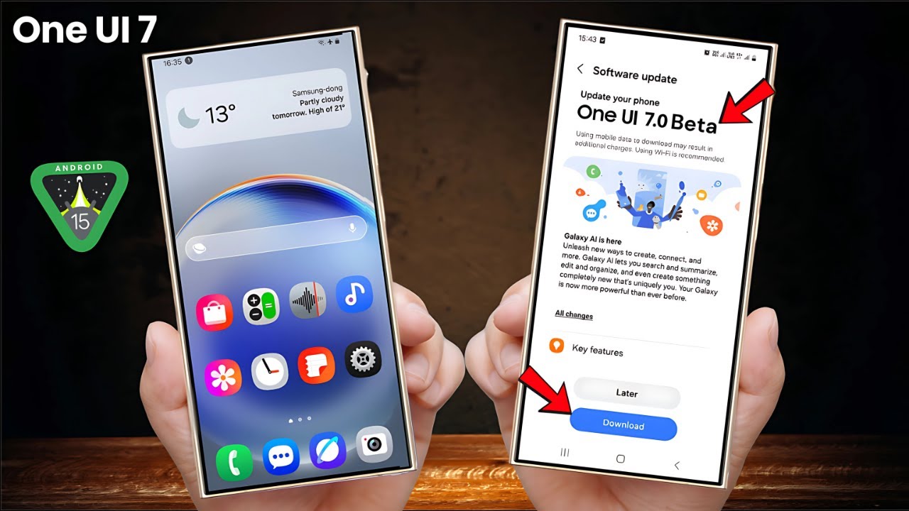 One UI 7.0 Android 15 - FINALLY SURPRISE! - YouTube
