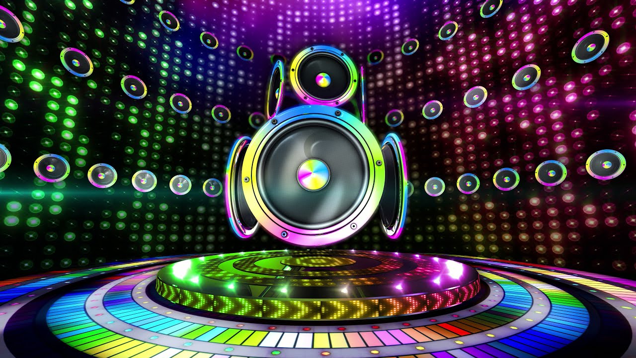 4K Screensaver | Dancing Speakers – Psychedelic VJ Loop (No Sound ...