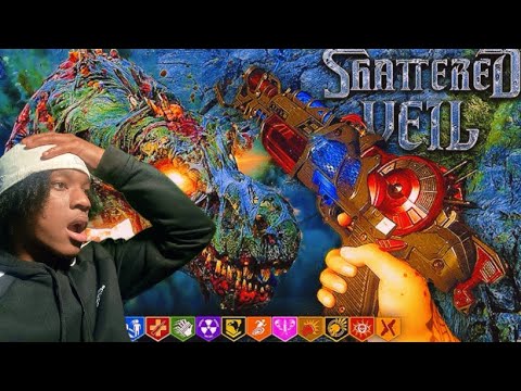 we tried to beat the T REX | bo6 zombies | Shattered Veil (full ...