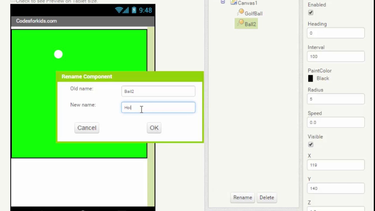 MIT App Inventor Tutorial 11a (Mini Golf) - YouTube