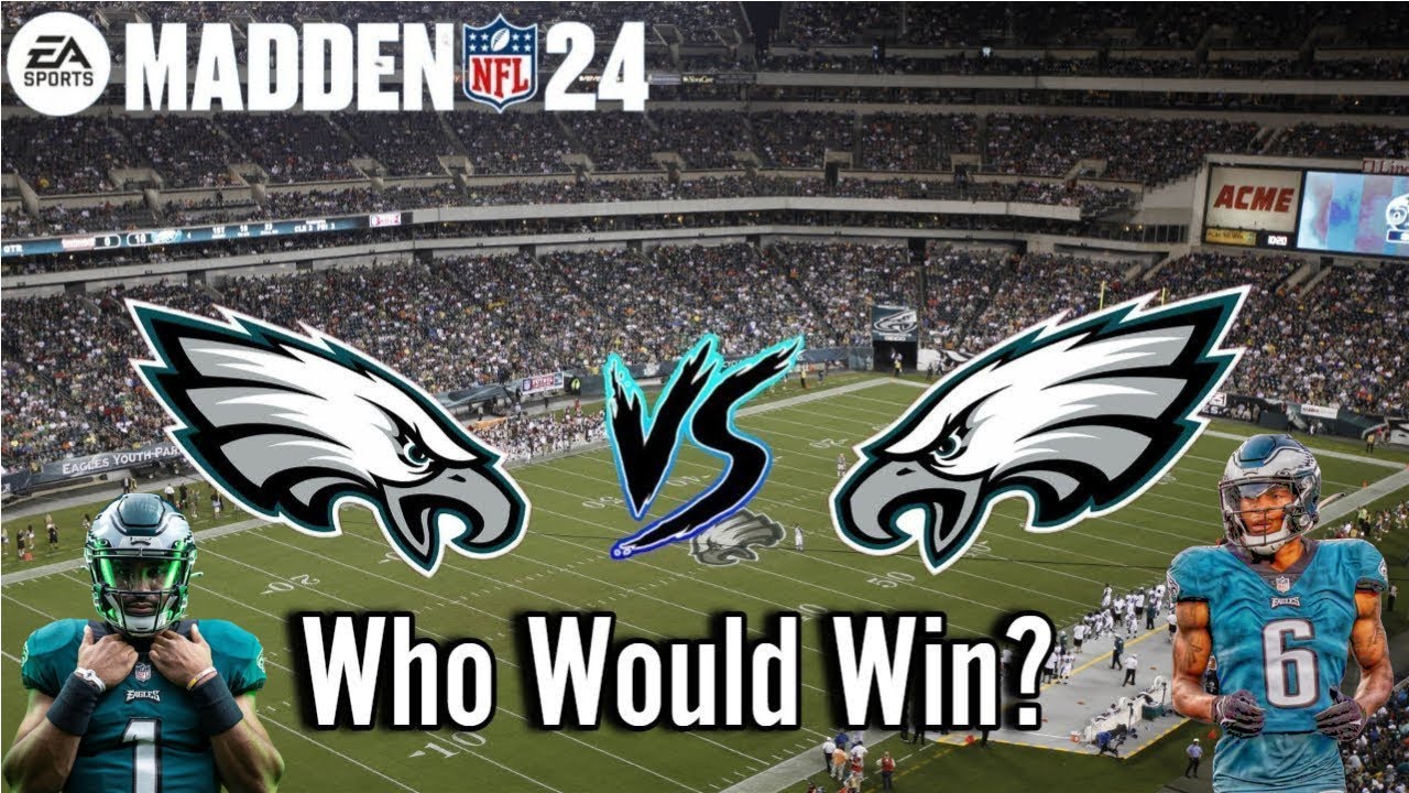 Madden 24 : Eagles VS Eagles, Who Wins? - YouTube