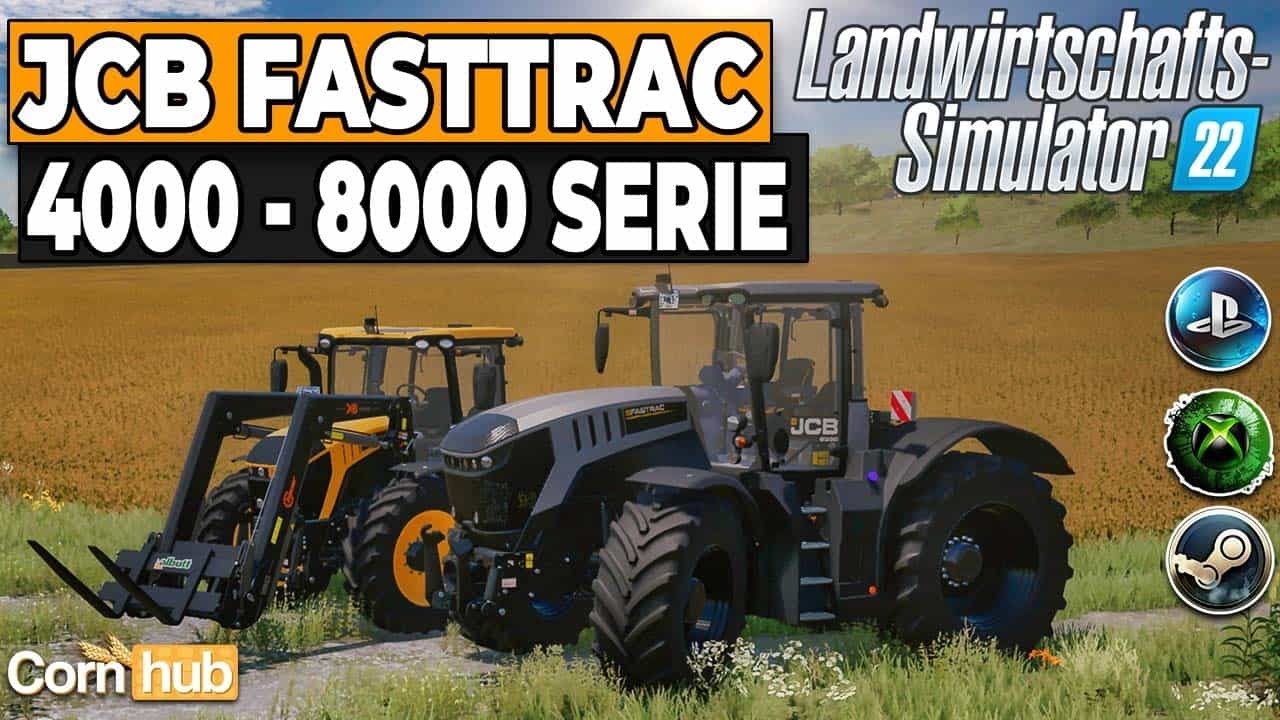 LS22 Mods - JCB Fastrac 4000/8000 Serie - LS22 Modvorstellung - YouTube