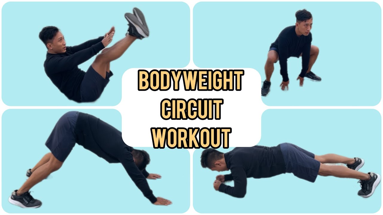 Bodyweight Circuit Training | Full Body Workout | Home Workout | Joyraj ...
