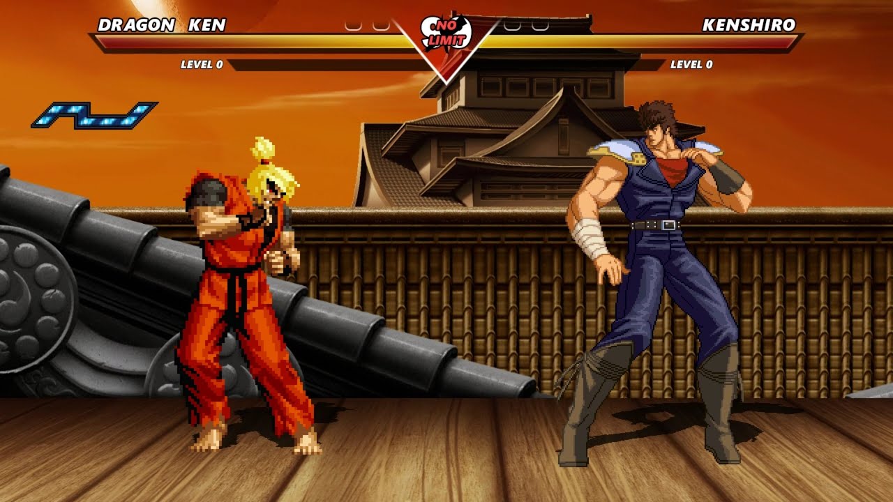 DRAGON KEN vs KENSHIRO - Highest Level Awesome Fight! - YouTube