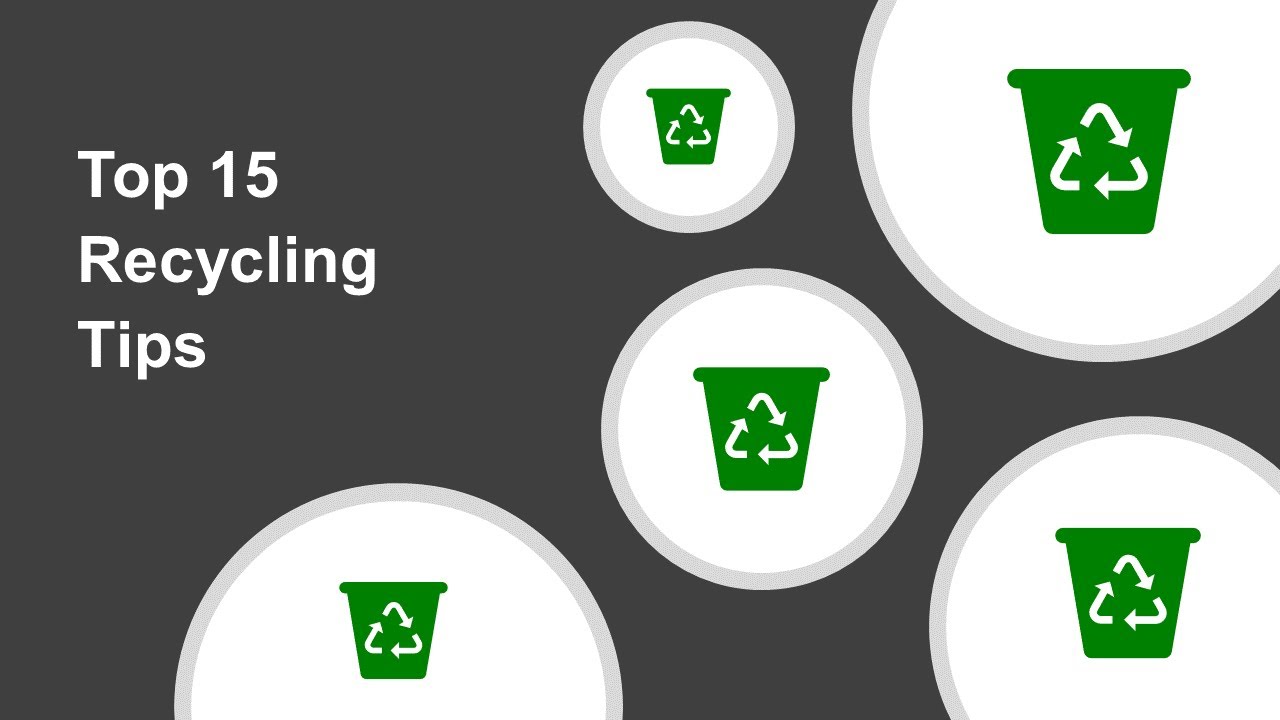 Recycling 15 top tips - YouTube