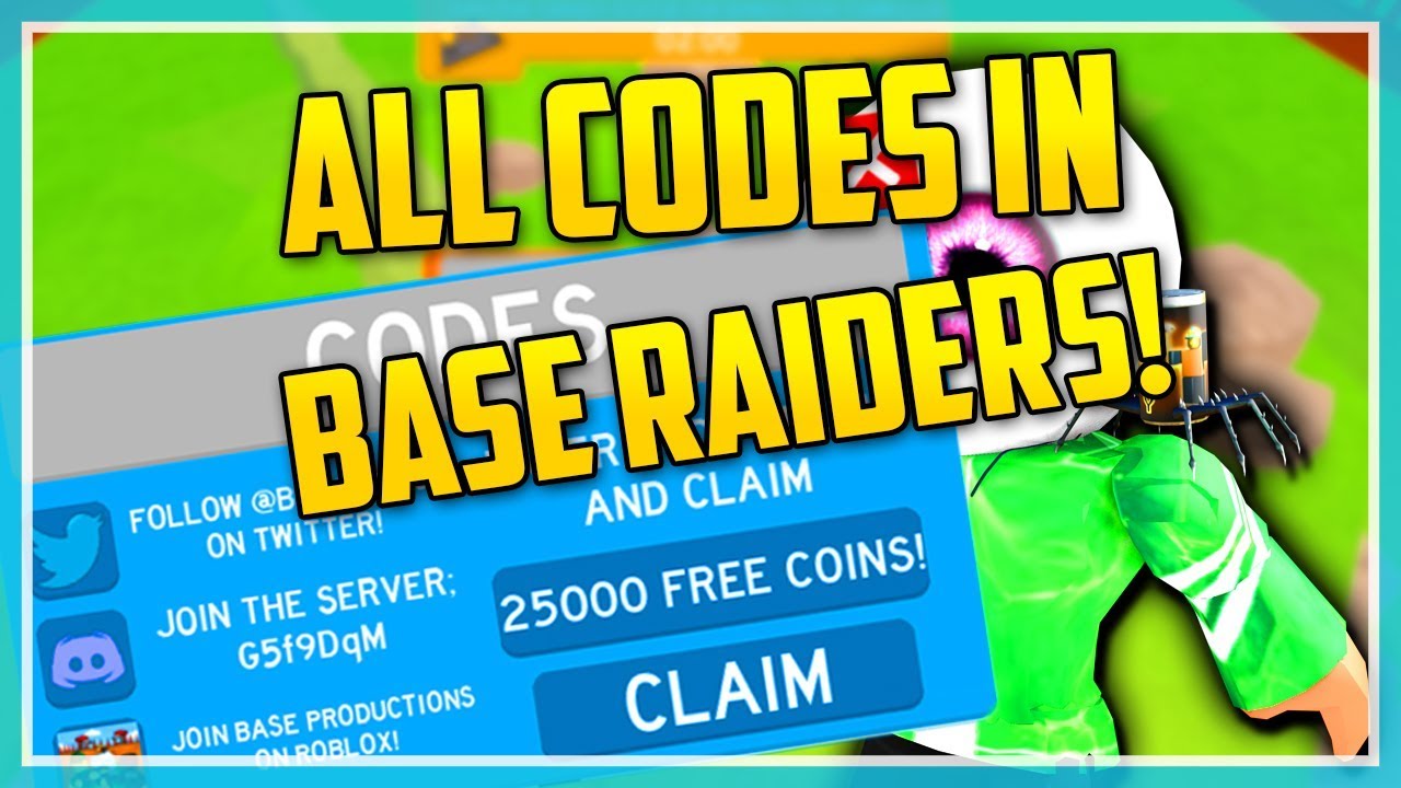 *NEW* BASE RAIDERS ALL CODES! - YouTube