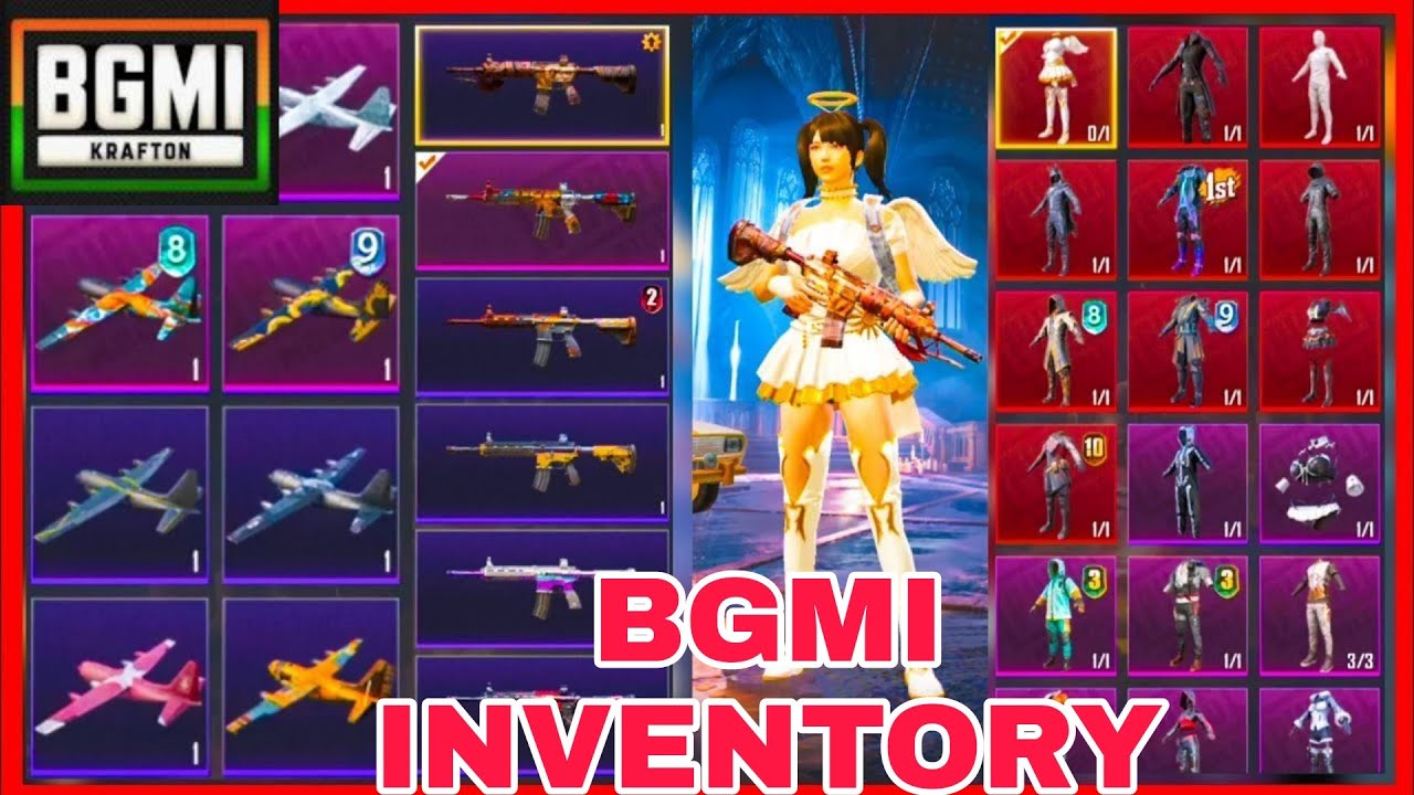 MY BGMI INVENTORY 😎 | #BGMI - YouTube