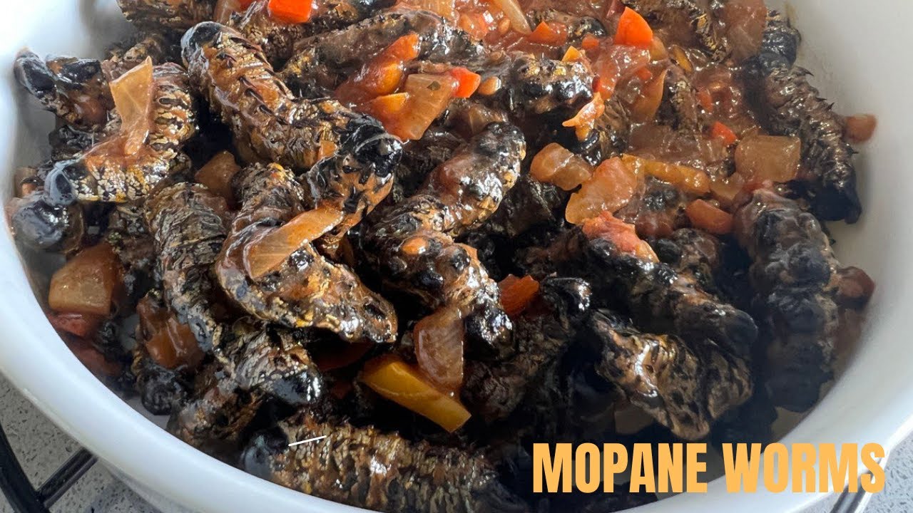 Mopane Worms Recipe | Matomani | Masonja | Emperor Moth Carterpillar ...