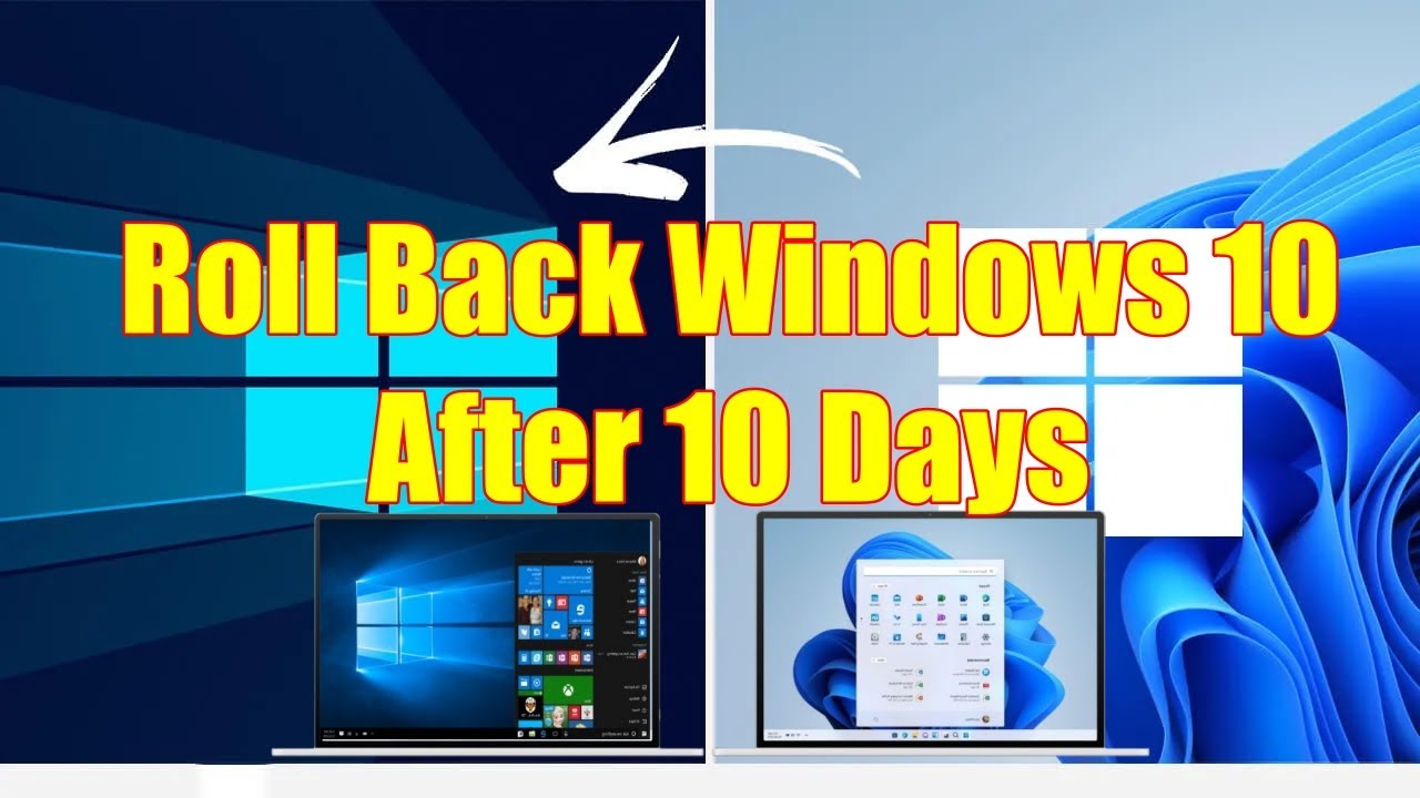 Go back to Windows 10 from Windows 11 | Downgrade Windows 11 to Windows ...