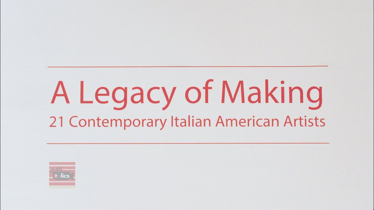 21 Contemporary Italian American Artists and NIAF | Italics - YouTube