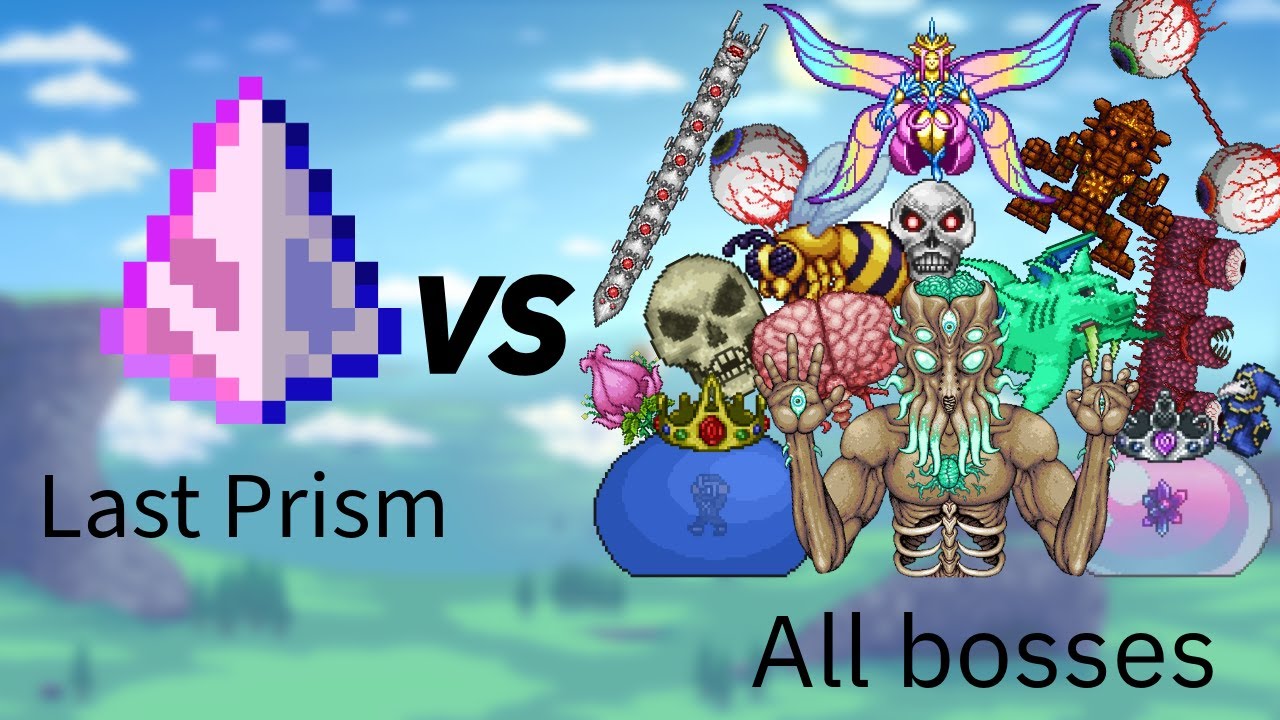Last Prism/Último prisma vs all bosses | Terraria 1.4.4.9 (Master Mode ...