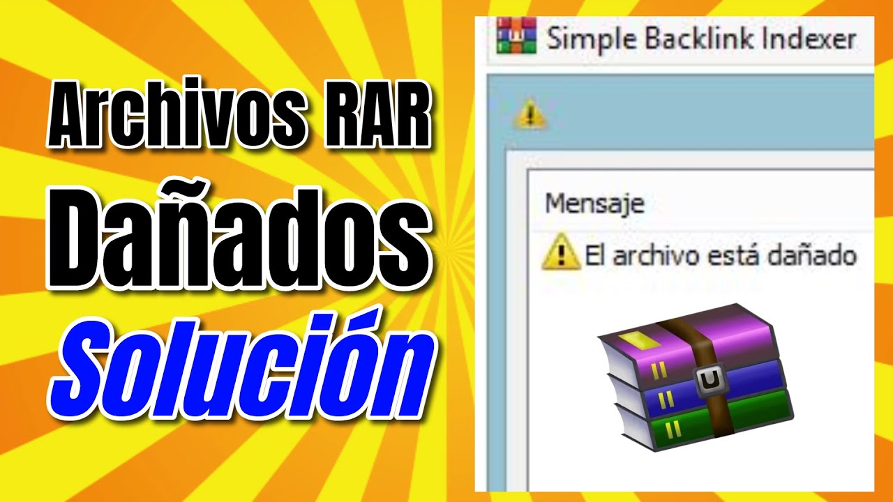 Como REPARAR Archivos RAR Dañados Recuperar y Abrir Ficheros Winrar ...