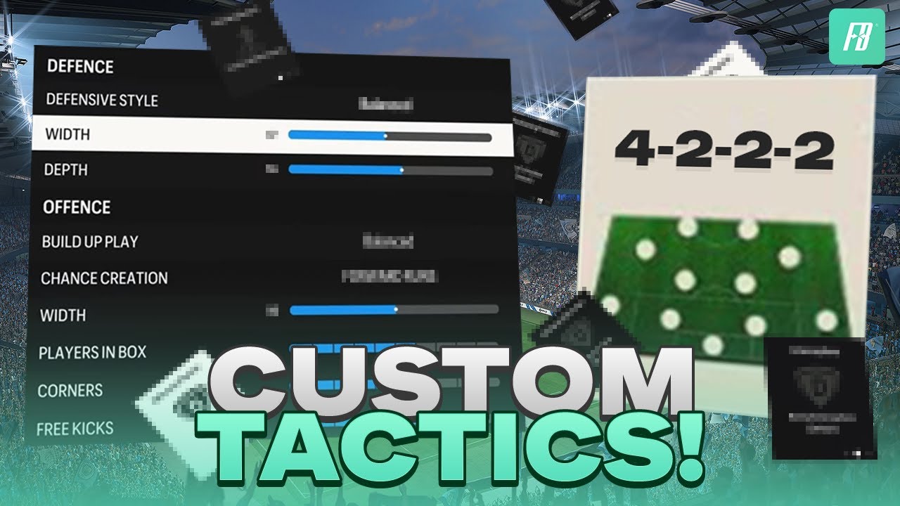PRO PLAYER META 4222 CUSTOM TACTICS FOR FC 24! - YouTube