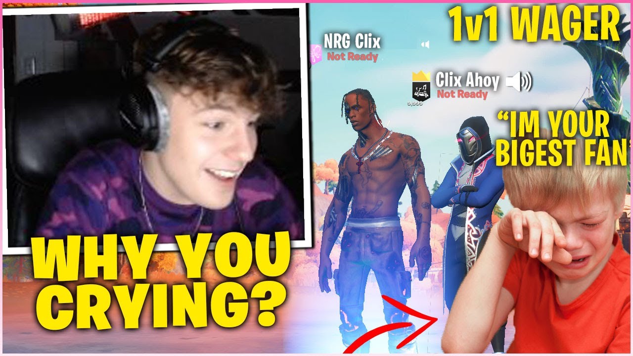 CLIX Can't STOP LAUGHING After His BIGGEST FAN Won't Stop *CRYING* In ...