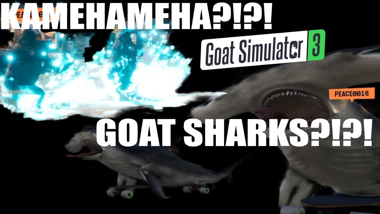 Goku vs Vegeta GOAT STYLE!!! | Goat Simulator 3 - YouTube