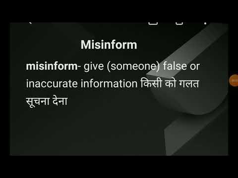 misinform - YouTube