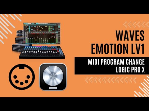 Waves eMotion LV1 midi program change (Logic Pro X) - YouTube