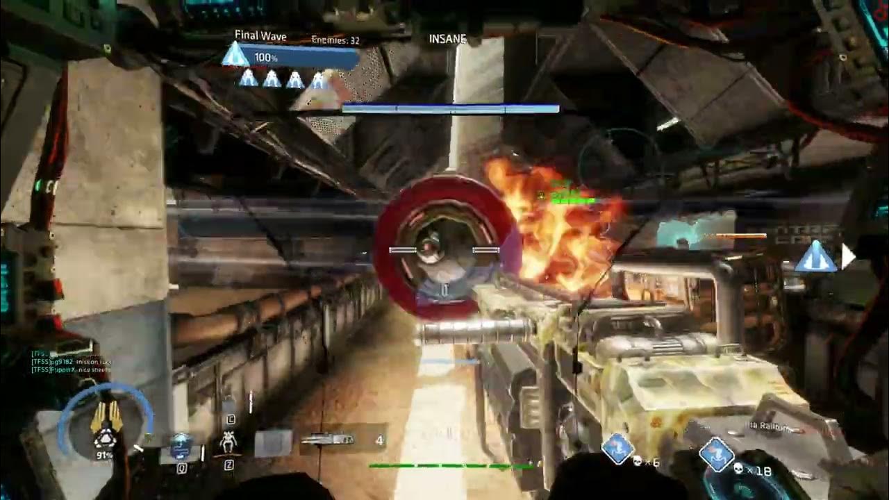 Titanfall 2 - Frontier Defense - Rise (Insane) - Full Turrets Final Wave - YouTube