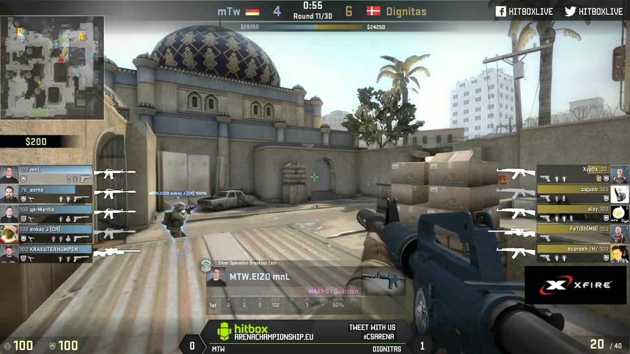 Dignitas vs mTw Game 2 - Arena Championship - YouTube