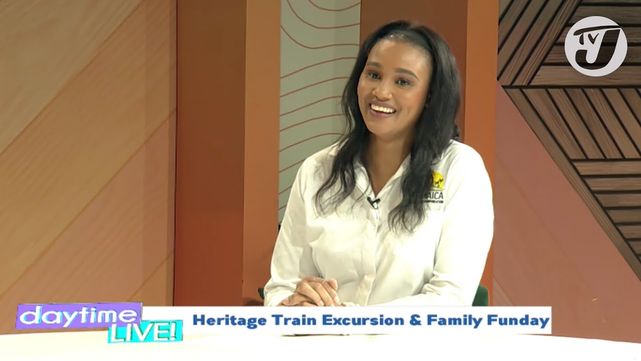 Heritage Train Excursion & Family Funday | TVJ Daytime Live - YouTube