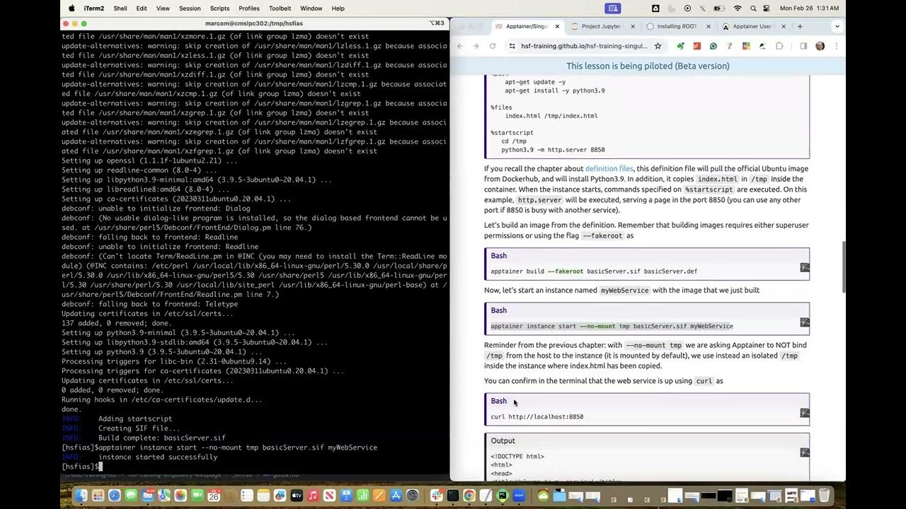 Intro to Singularity:Apptainer #6 Instances - YouTube