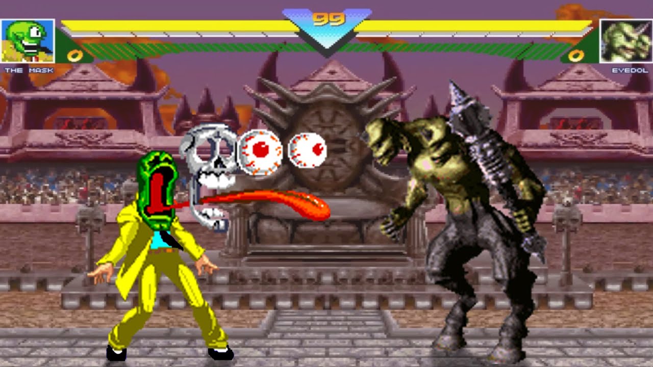THE MASK vs EYEDOL (KILLER INSTINCT) - HIGH LEVEL INSANE EPIC FIGHT ...
