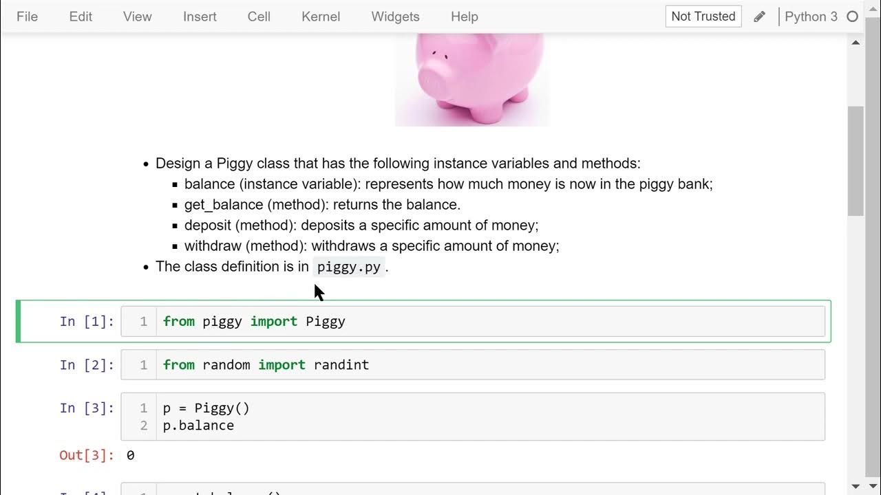 Python: Piggy Bank Example (Classes and OOP) - YouTube