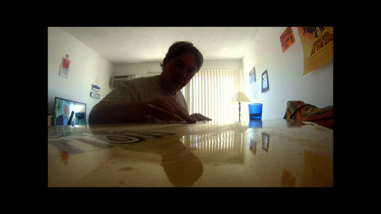 My Drunk Surfing: Fixing a surfboard - YouTube