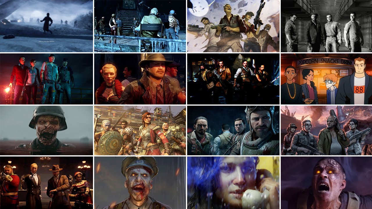 All Intro Cutscenes in Call of Duty Zombies - YouTube
