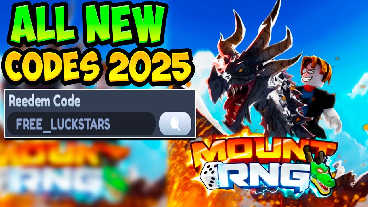 ALL WORKING MOUNT RNG CODES ROBLOX - All New Mount RNG Codes (September ...