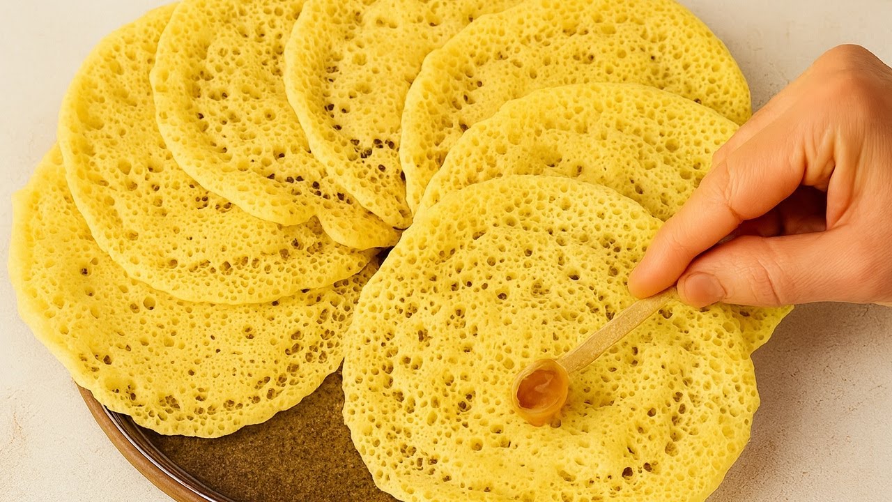 Crêpes Mille Trous (Baghrir) – Recette Marocaine Facile - YouTube