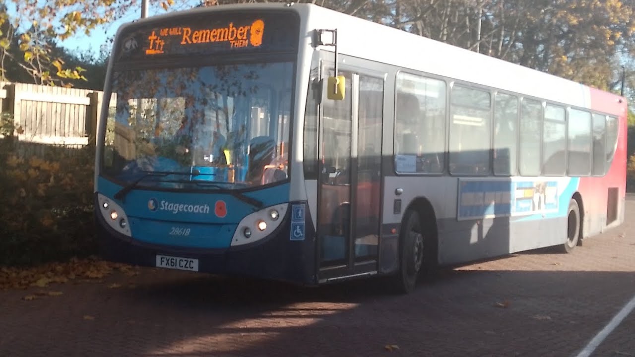 Retford bus station ADL Enviro 300 28618 - YouTube