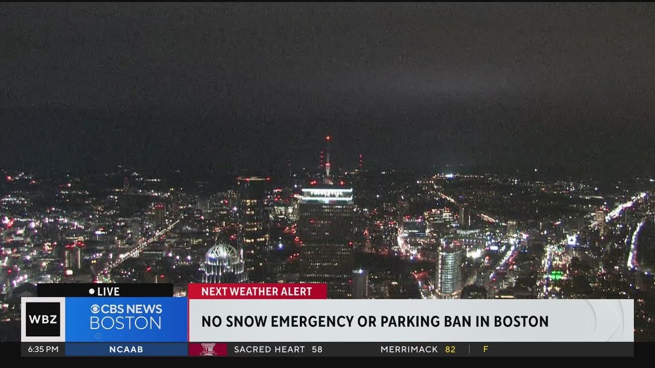 Boston will not issue snow emergency for winter storm - YouTube