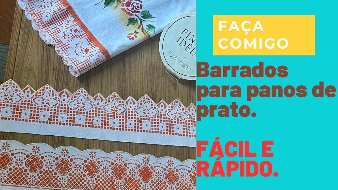 Segredos revelados! BARRADOS ARTESANAIS! Simples e fácil. VIDEO 01 ...