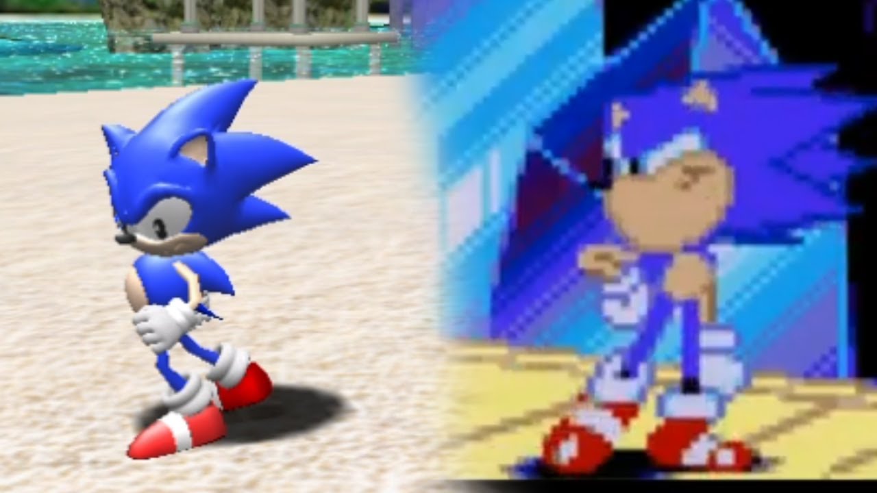 Custom Toei Junio Sonic CD Model SADX Release - YouTube