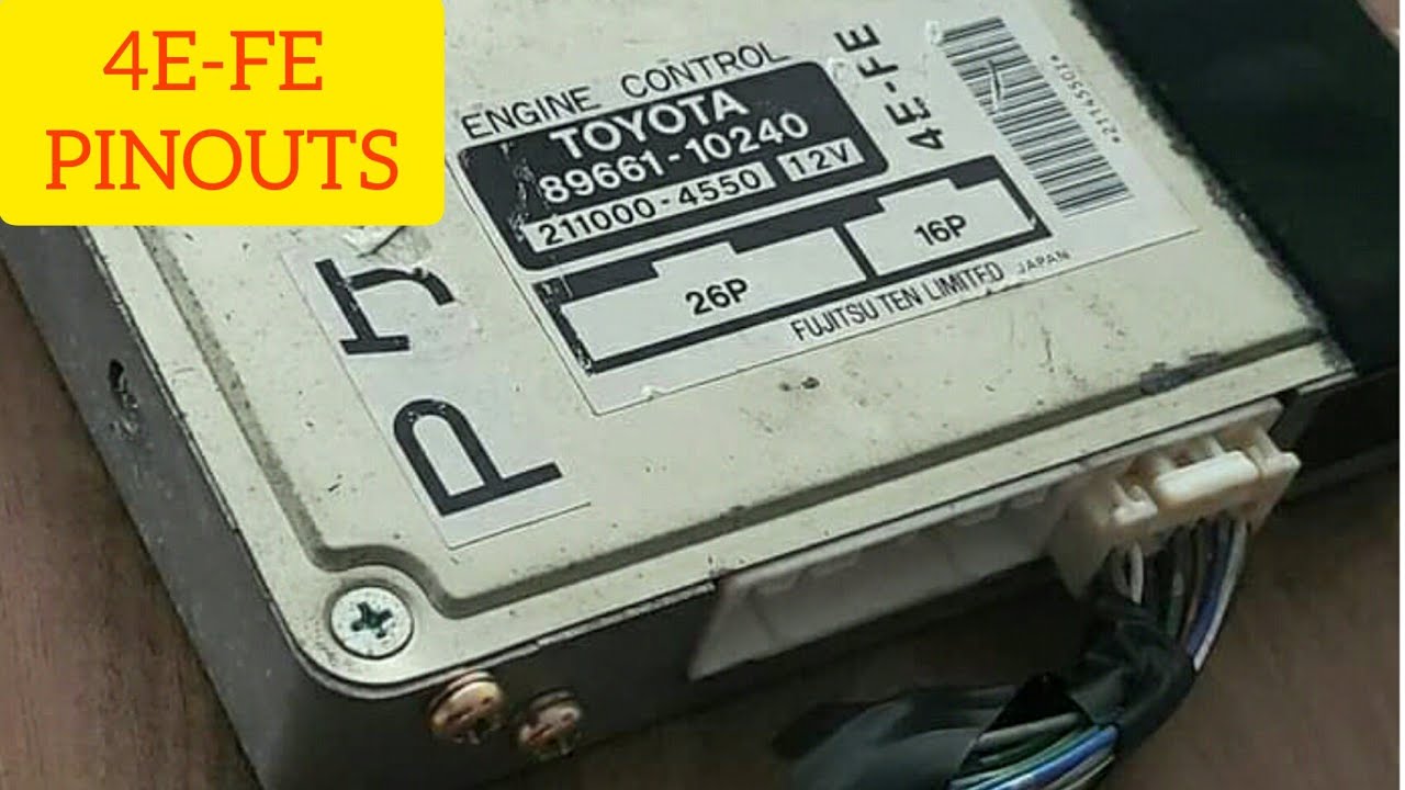 4e-fe pintouts full wiring connection - YouTube