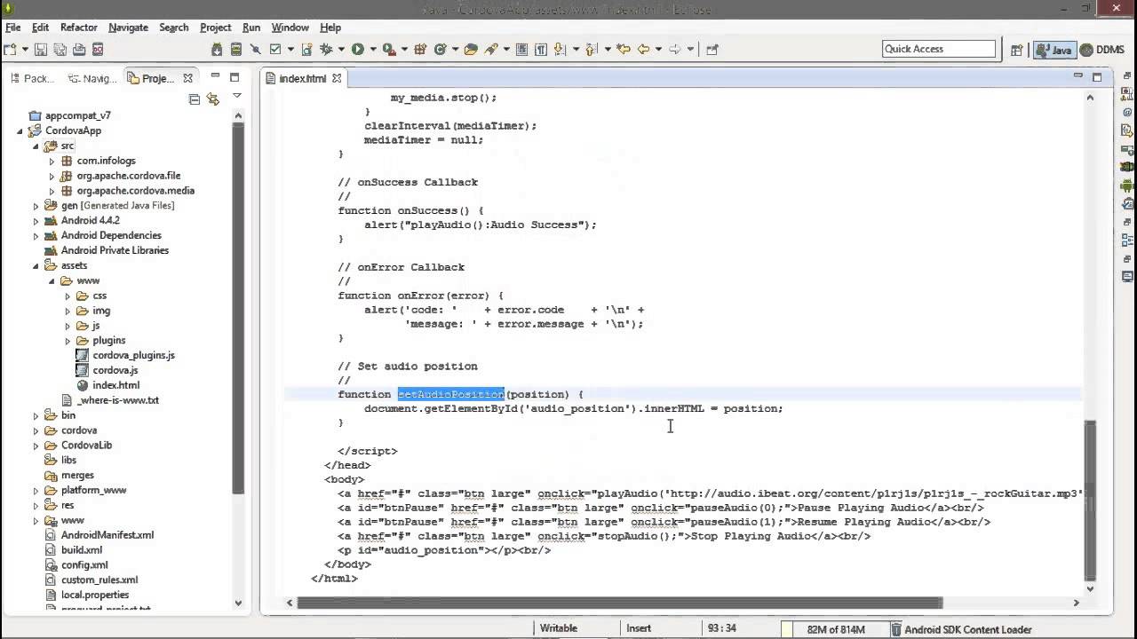 Free Phonegap Video Tutorial For Ios And Android Tutorial 35 How To Use Media Plugin In Phonegap
