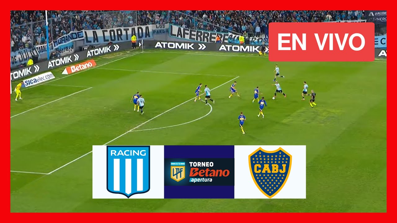 🔴Racing Club vs Boca Juniors EN VIVO | Primera LPF Apertura 2025 ...