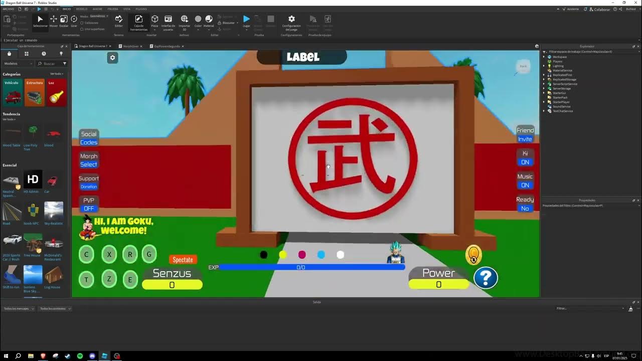 Roblox NPC Dialogs (click y timer), Dialog Choice, GamePass, FLY, notificaciones ...