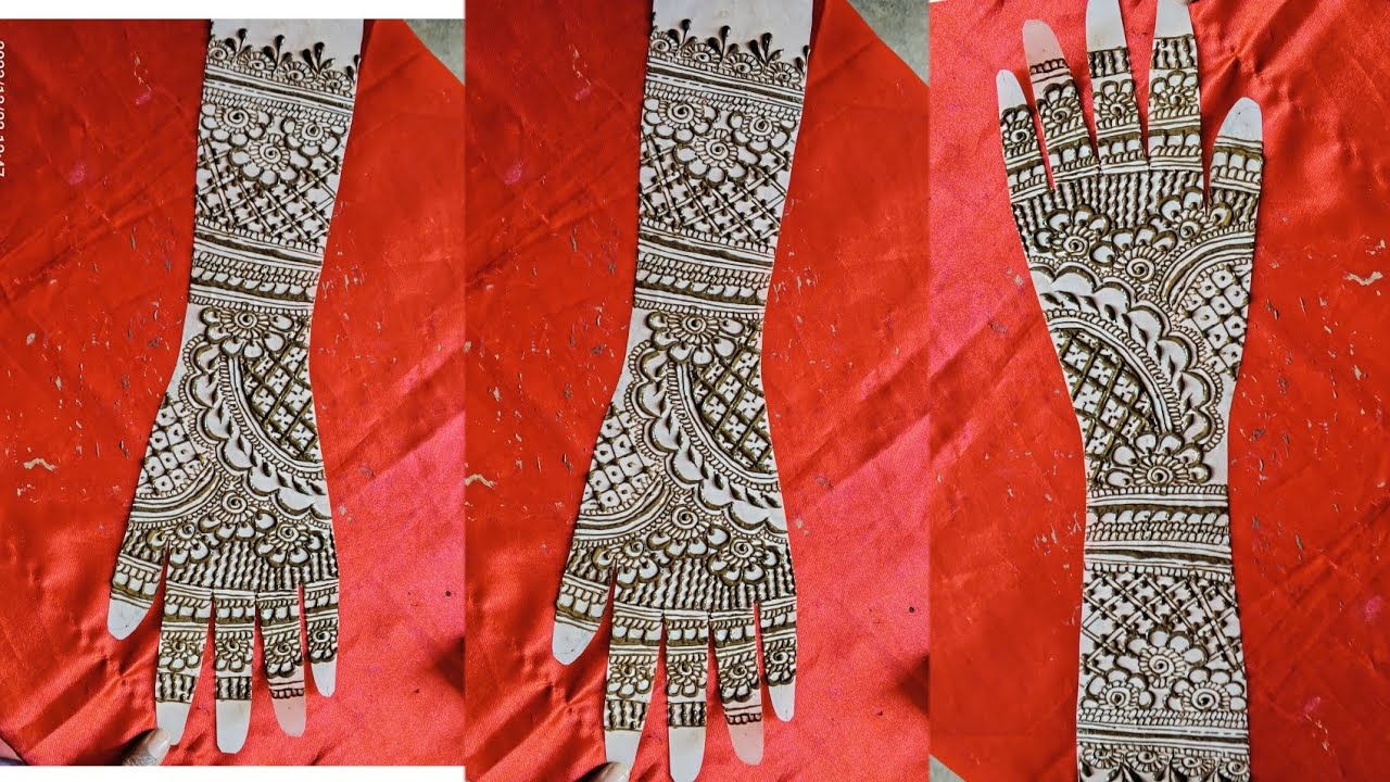 most beautiful unique mehandi ️ ️😍 designs||| decoration mehandi ...