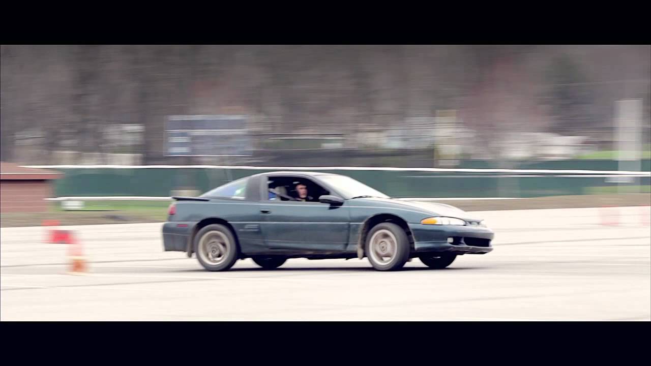 Turbo Talon autocross slalom - YouTube