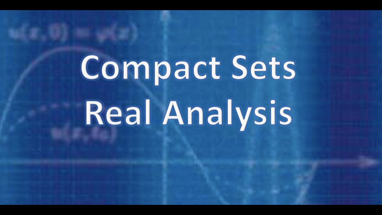 Real Analysis: Compact Set of Real Numbers - YouTube