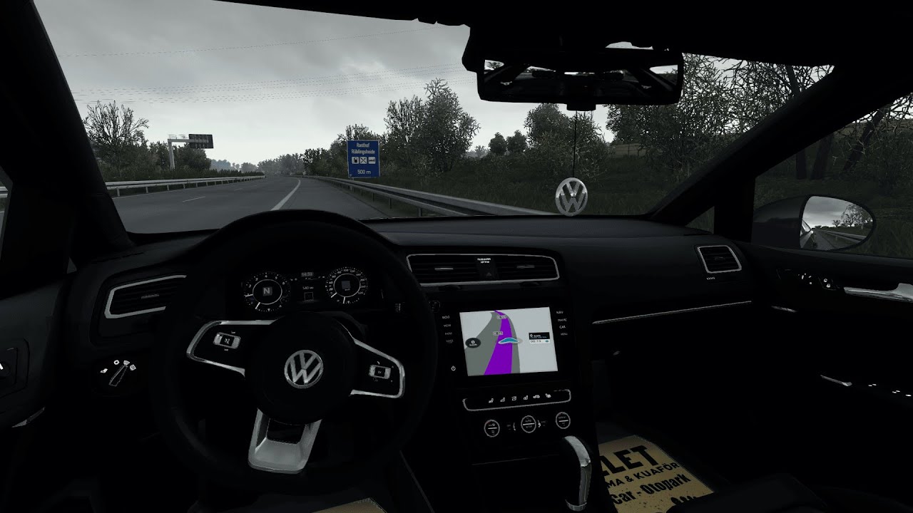 Volkswagen Golf R Line - Mods | Euro Truck Simulator 2 Gameplay Pc ...