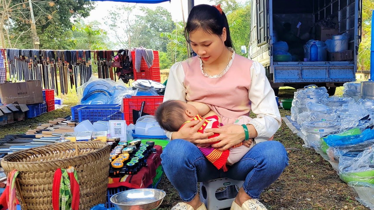Single mother: builds a farm and harvests ginger roots to sell at the ...