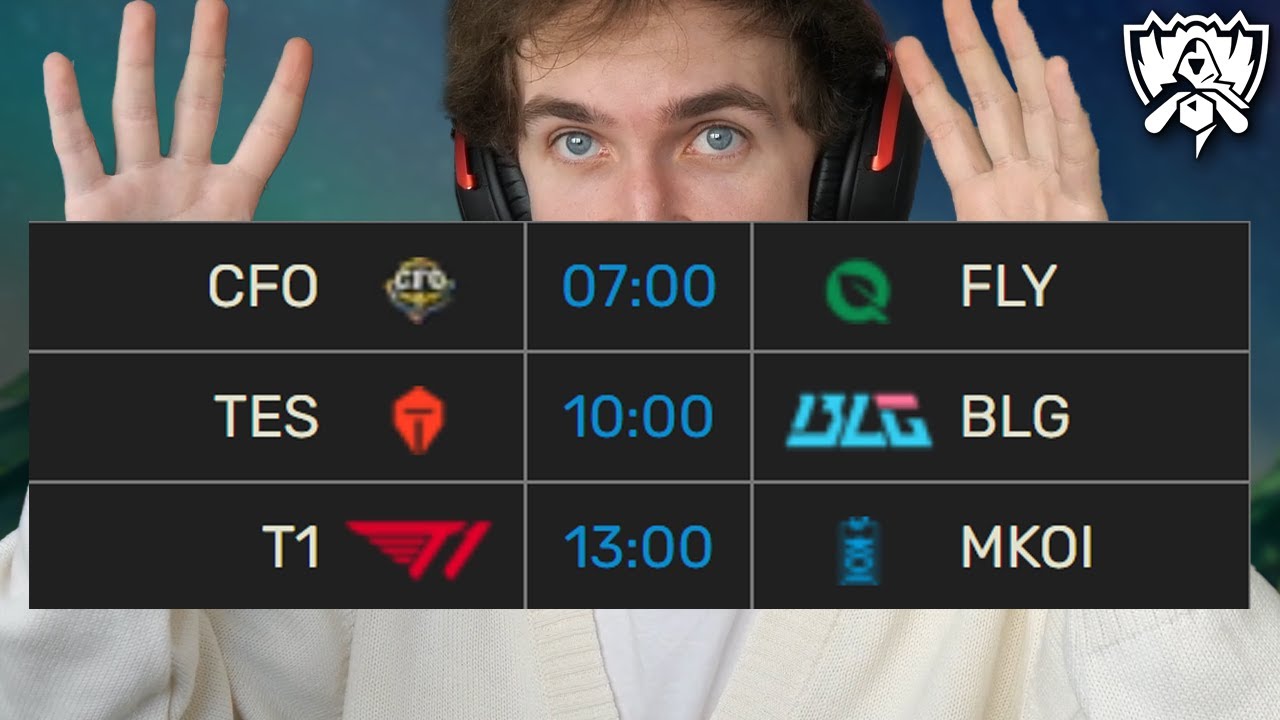 FLY vs CFO | TES vs BLG | T1 vs MKOI #Worlds2025 - YouTube