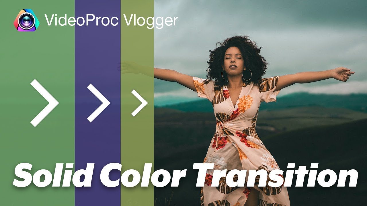 How to Create Color Matte Transition | FREE & Easiest Way - VideoProc ...