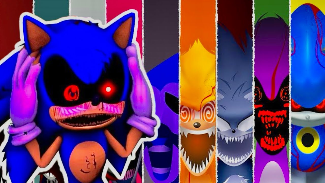 Sonic.Exe Watch SONIC.EXE Phase 1 VS Phase 2 VS Phase 3-11 VS Phase 12 ...