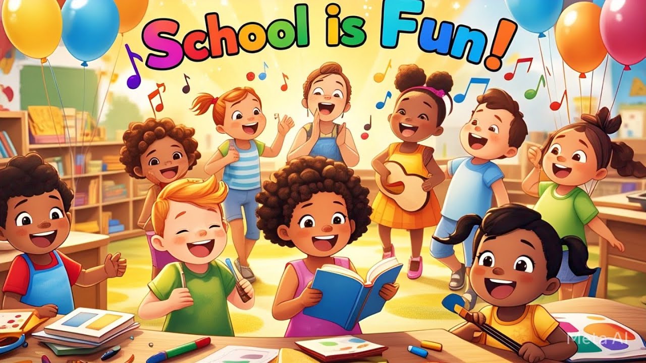 School is Fun | Happy Kids Song | Learn, Laugh & Sing Along! - YouTube