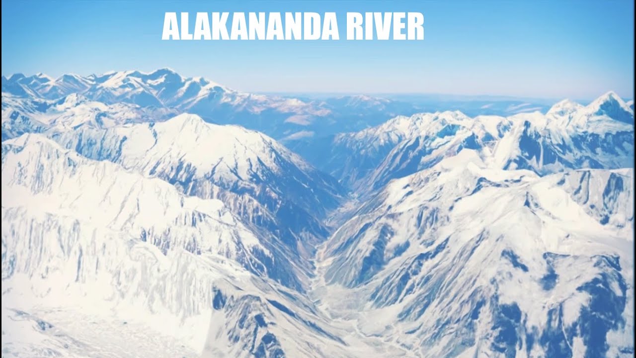 Alakananda river Badrinath Temple virtual tour. - YouTube