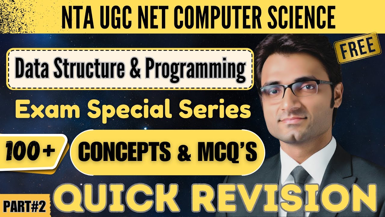 Data Structure And Programming Mcq Series2 Exam Special Series Ugc Net Computer Science Youtube